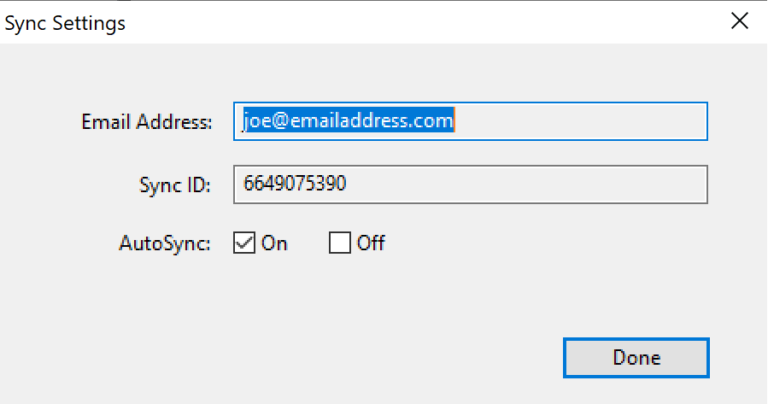 DataViz, Inc. » How to find your Sync ID